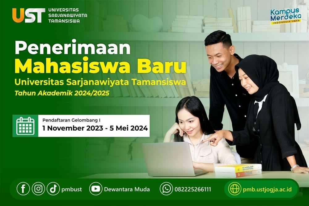 Penerimaan Mahasiswa Baru - Universitas Sarjanawiyata Tamansiswa, Yogyakarta