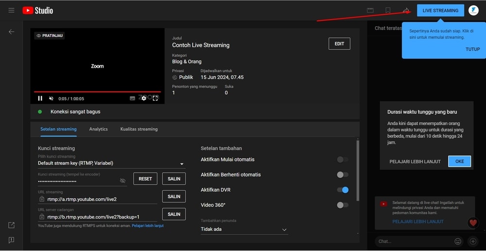 YouTube Live Streaming Dari Aplikasi Zoom: Data yang Disiapkan & Cara ...