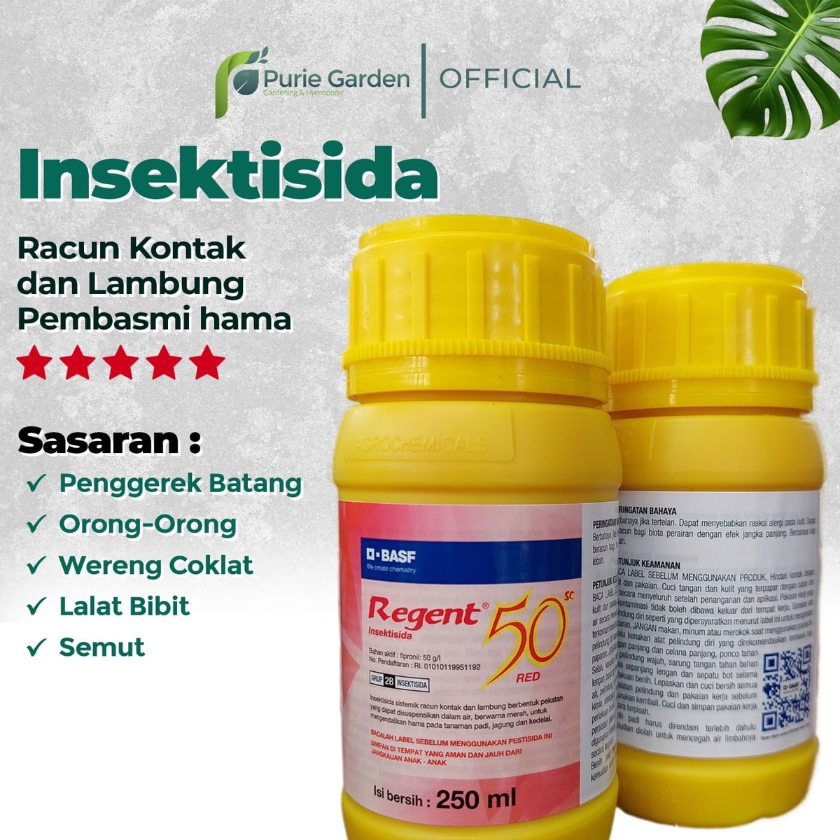 Insektisida Regent Regent 50SC Red Pembasmi Hama 250ml