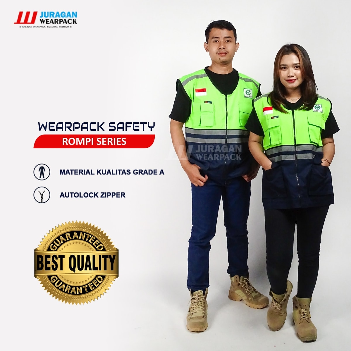 ROMPI SAFETY WARNA HIJAU STABILO (JW.RMP-24)