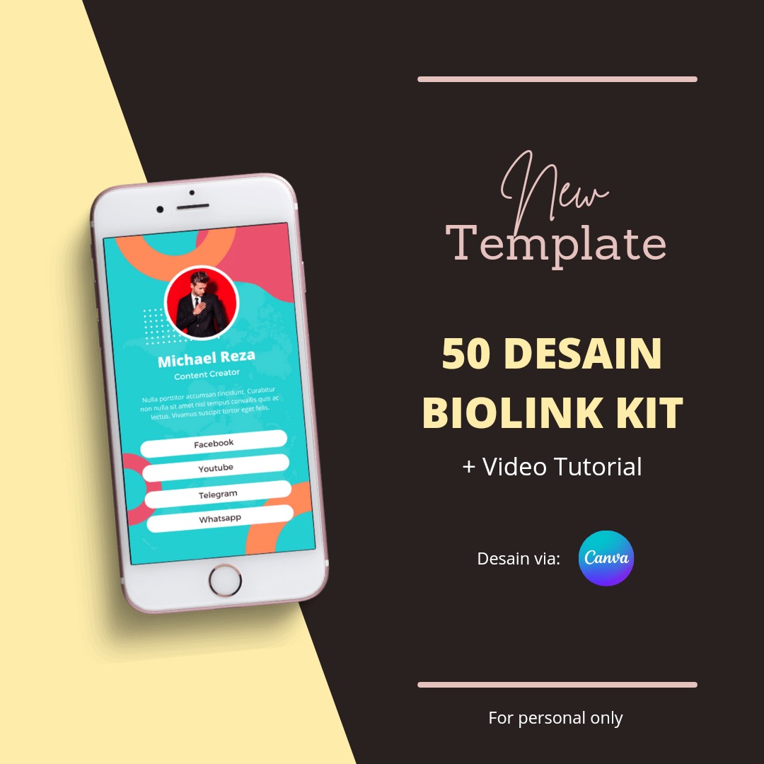 Jual 50 Design Canva Biolink Kit Templates | FurqanDigital.com