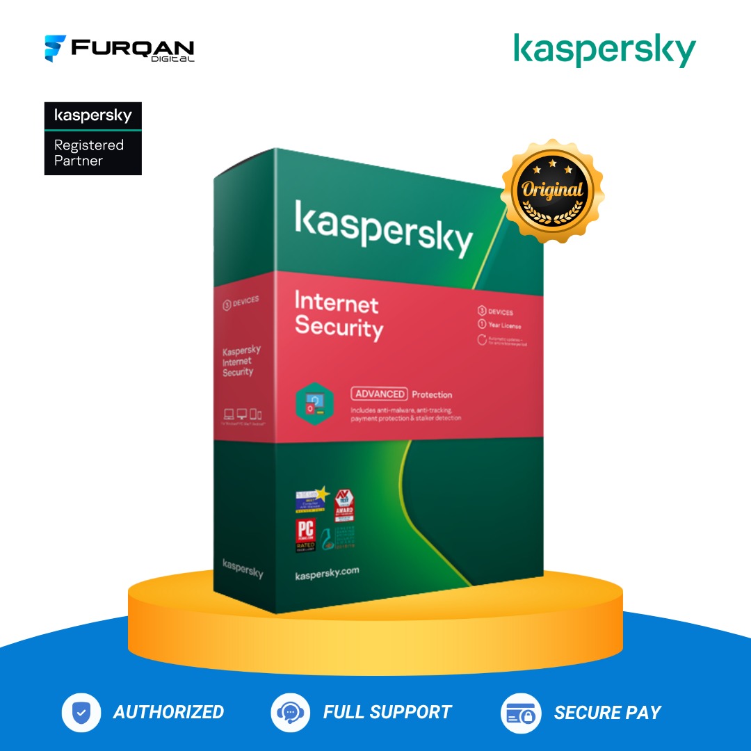 Kaspersky Internet Security - 1 Tahun