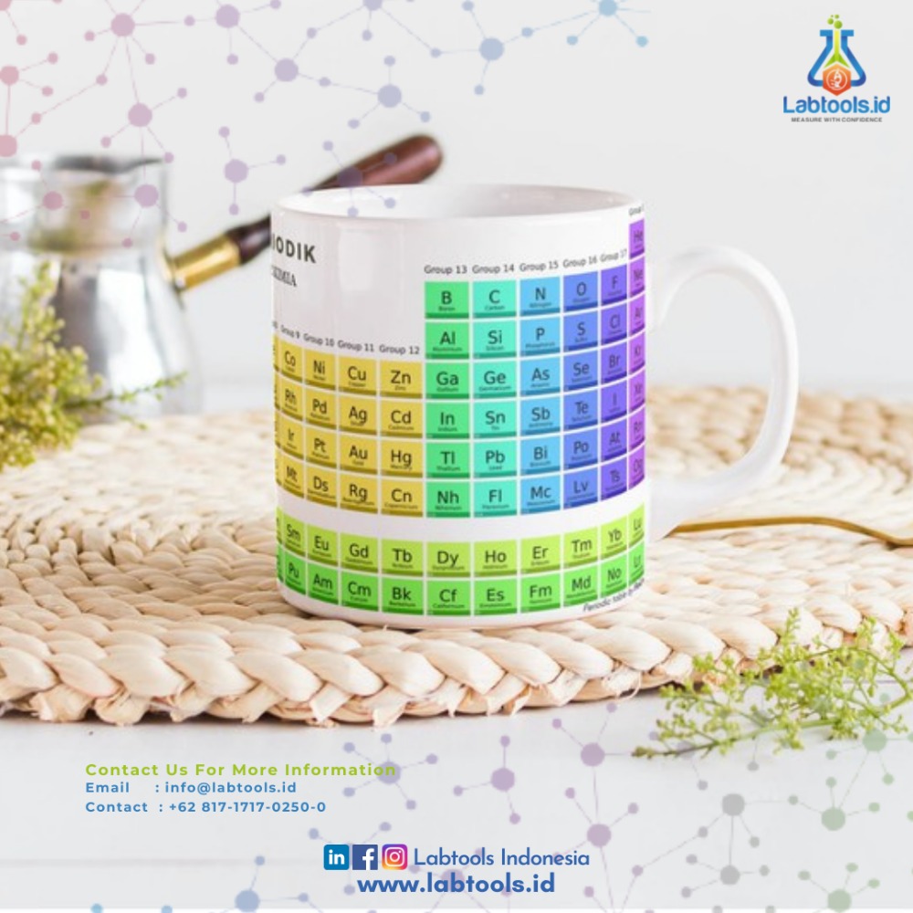 Souvenir Mug Sistem Periodik Unsur Kimia [Exclusive]