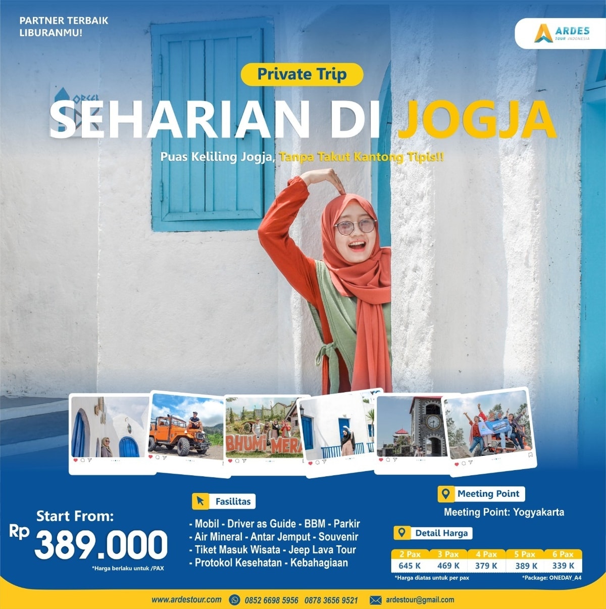 Paket tour wisata jogja 1 hari merapi