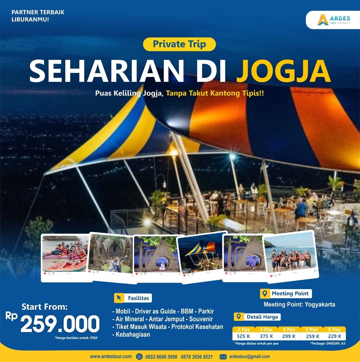 Paket tour jogja wisata 1 hari gunung kidul