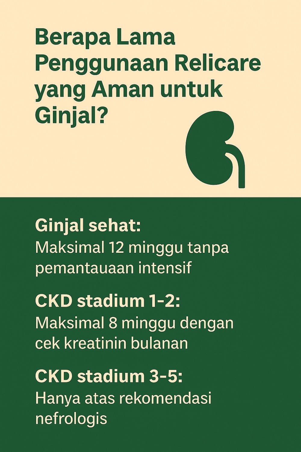 Efek Samping dan Keamanan Relicare untuk Ginjal: Mitigasi Risiko