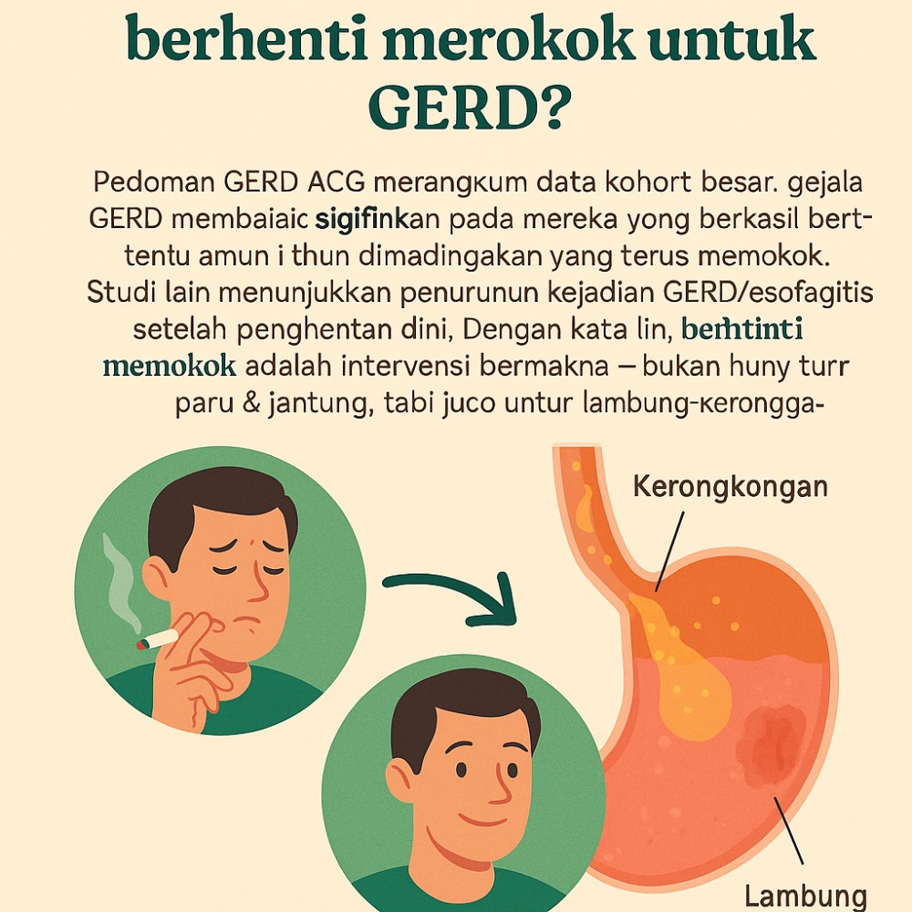 Kenapa perokok berat lebih sering “asam lambung naik”?
