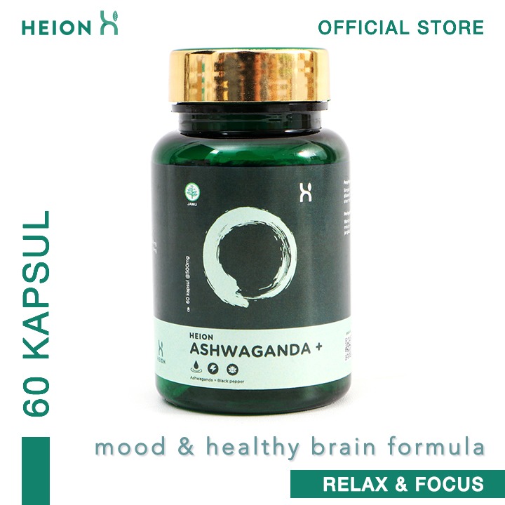 Heion Ashwagandha+ Isi 60 Kapsul