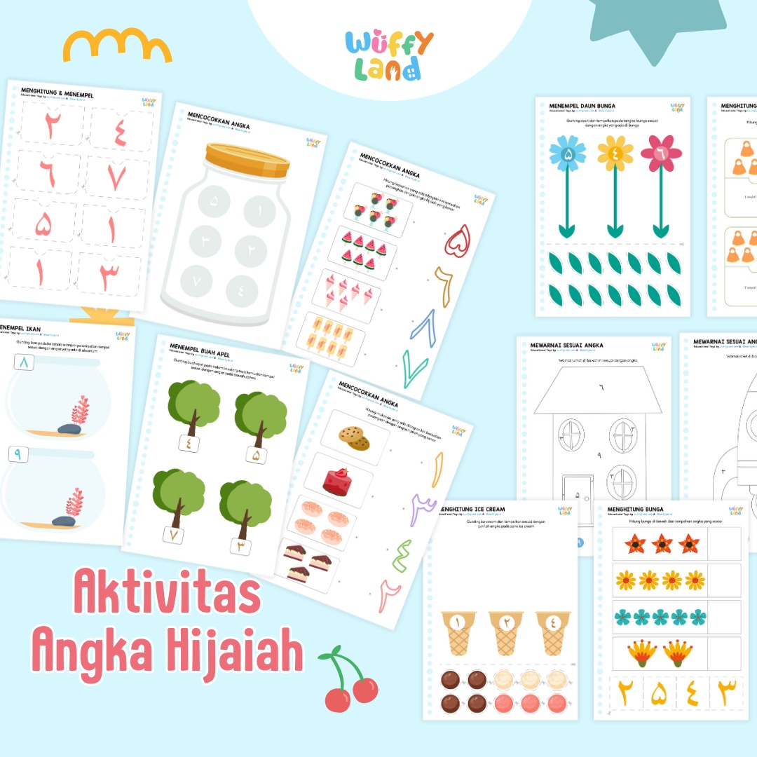 Wuffyland Worksheet Edukasi Anak Indonesia Murah Aktivitas Seru ...