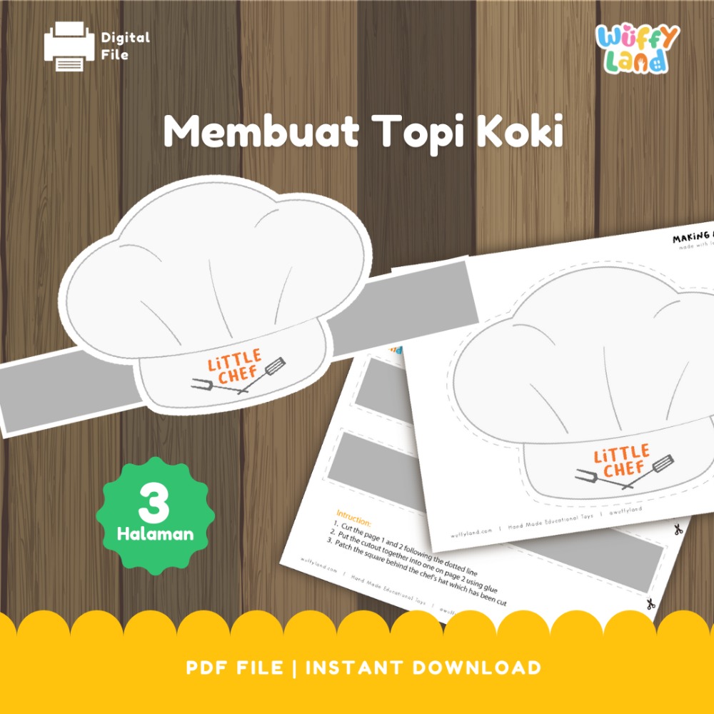 Wuffyland Worksheet Edukasi Anak Indonesia Murah Printable Mewarna Tema Sayuran