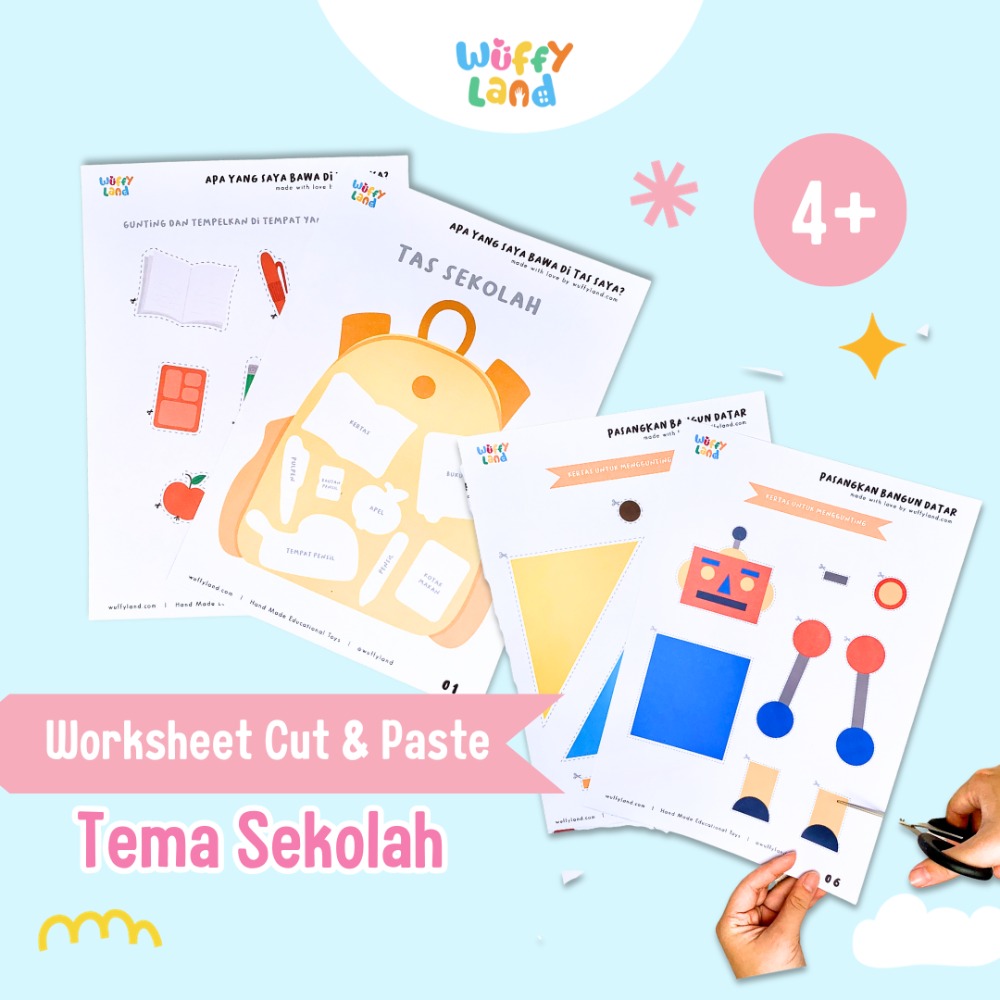 Wuffyland Worksheet Edukasi Anak Indonesia Murah Wuffyland Worksheet Edukasi Anak Indonesia Murah
