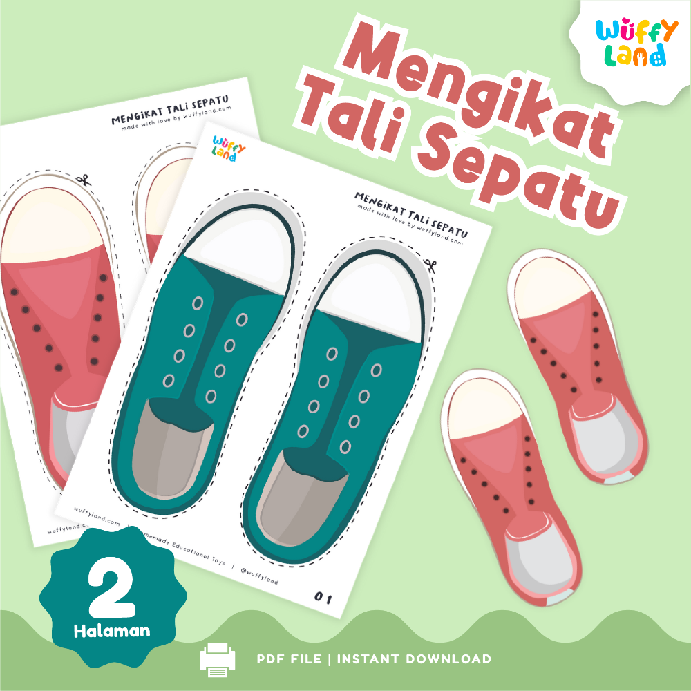 Wuffyland Worksheet Edukasi Anak Indonesia Murah Free Printable