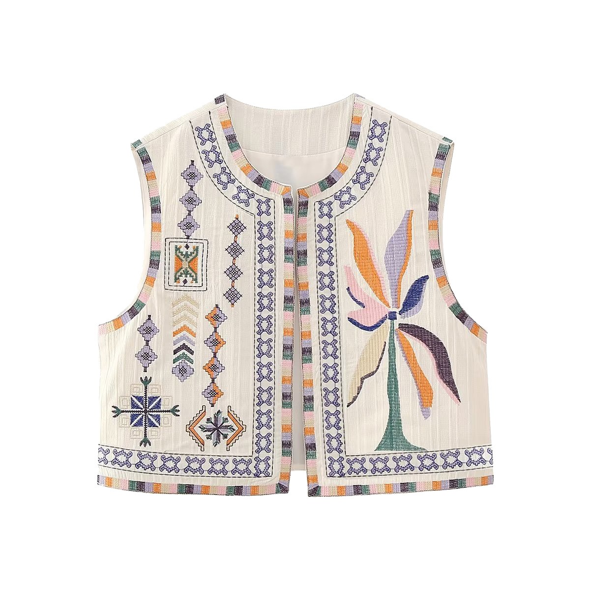 Vest Retro Embroidery 004604