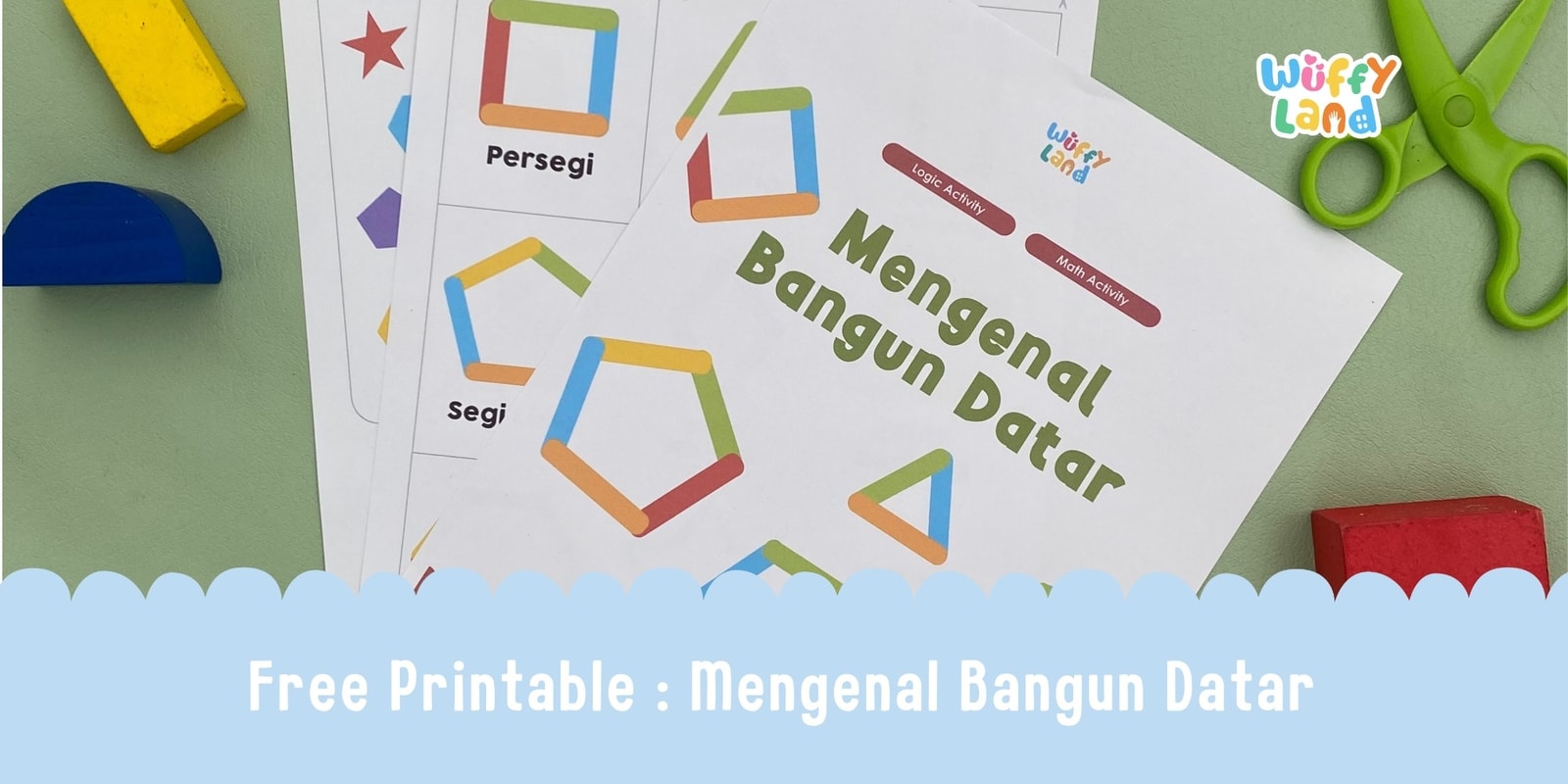 Printable Gunting dan Tempel