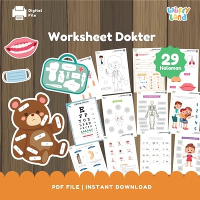 Wuffyland Worksheet Edukasi Anak Indonesia Murah Printable Worksheet ...