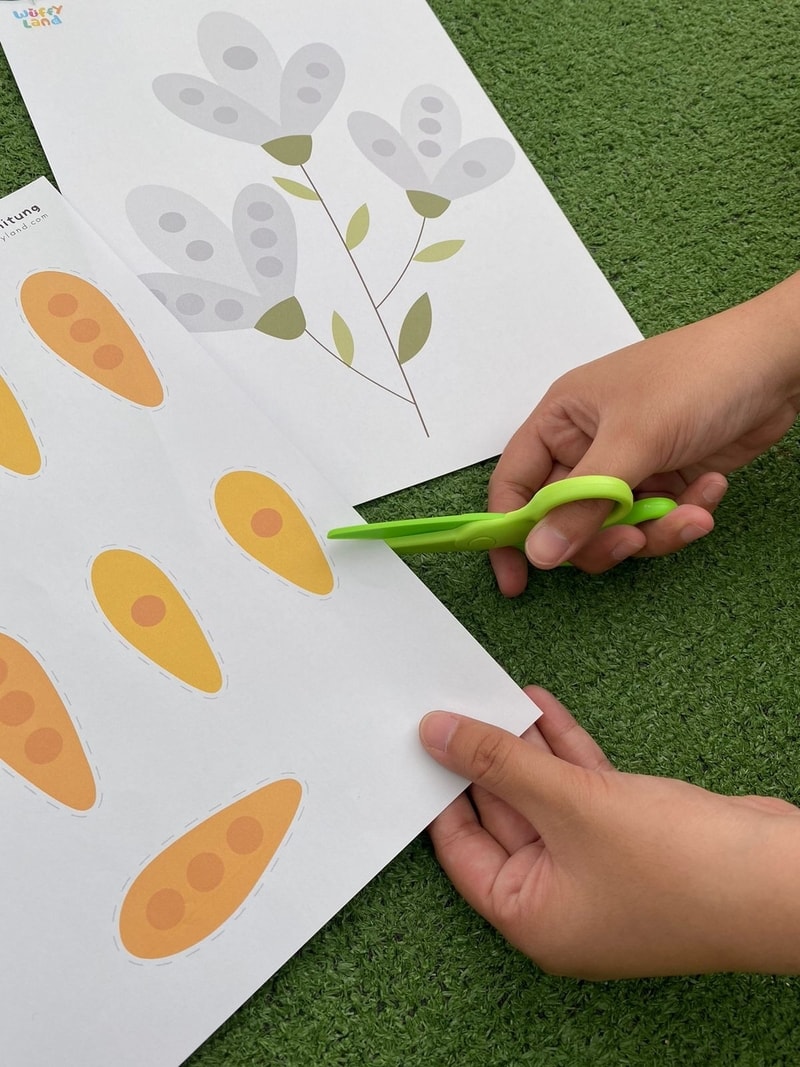 Printable Belajar Menghitung Dengan Bunga